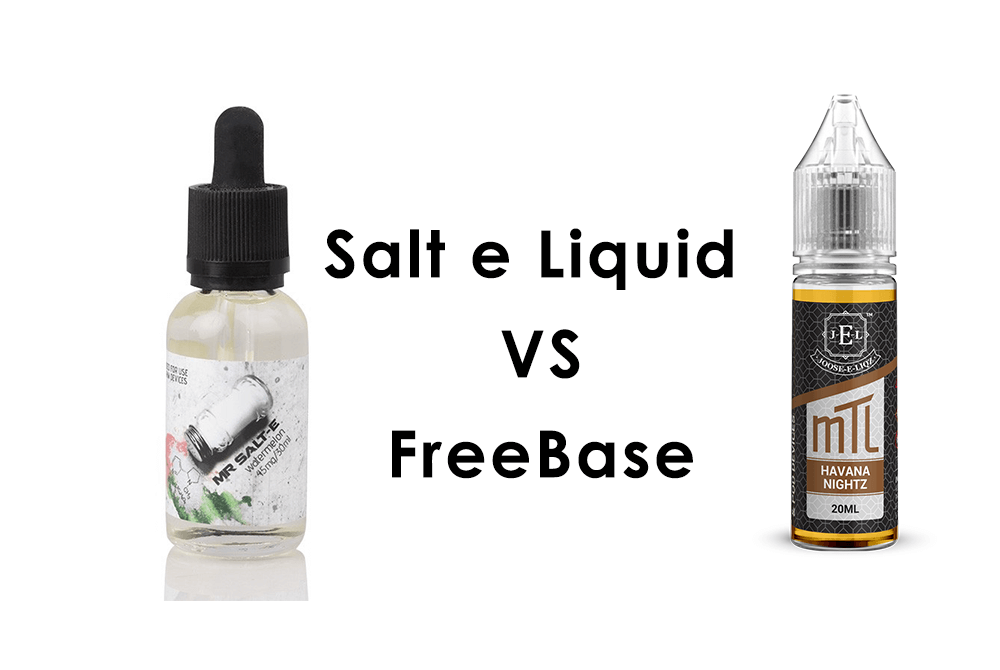 Difference between Salt e liquid and Freebase?