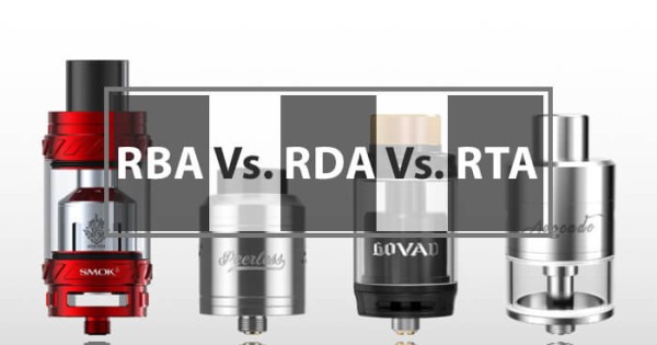 A Comparison Between RBA VS RDA VS RTA 2019| WW Vape